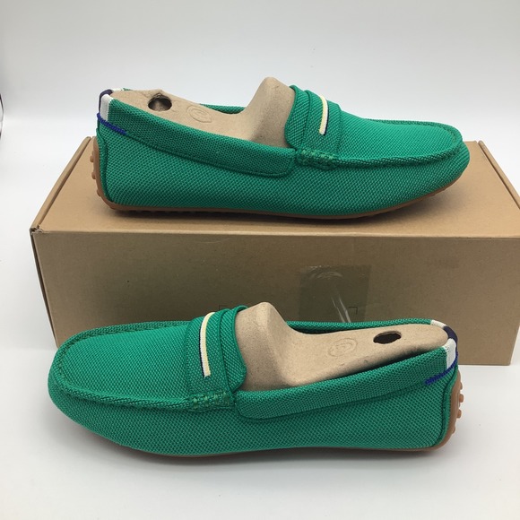 Rothy's | Shoes | Rothys The Driver Green Melon Knit Loafers Slip On ...